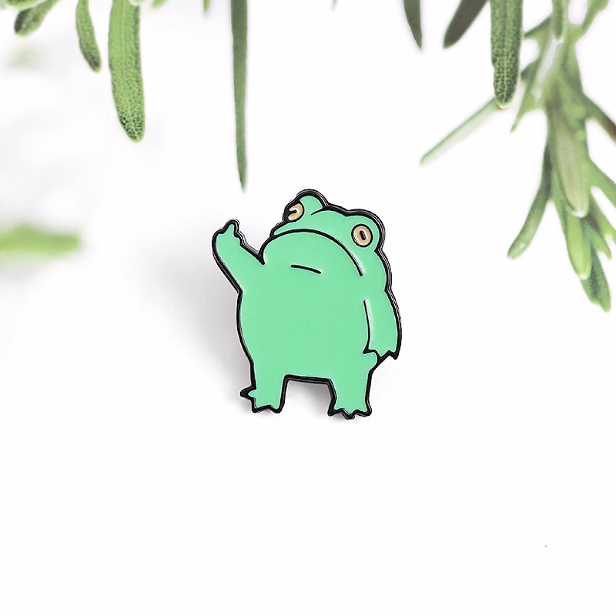 Kawaii pins cartoon cute frog brooch collar pin ladies clothing metal badge backpack decoration kawaii stuff(yy-1)