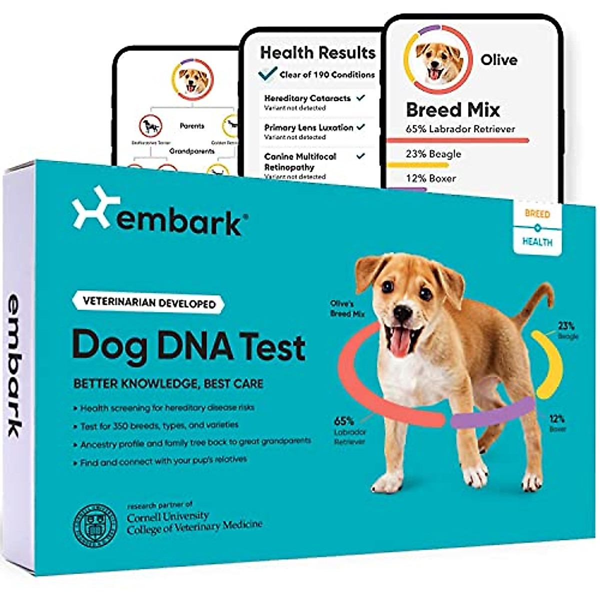 Embark | Dog DNA Test | Breed & Health Kit | Breed Identification & Canine Genetic Health Screening