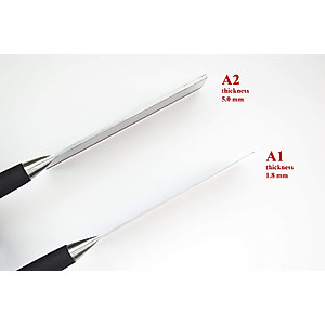 ZHEN Japanese VG-10 3 Layers forged High Carbon Stainless Steel Heavy-Duty Cleaver Chopping Chef Butcher Knife 8-inch, TPR Handle -