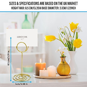 1-24 Acrylic Table Numbers for Wedding - 8.5 ″ × 4 ″ x 1/8″ Perfect Table Number Holders for Wedding, Meeting, Event, Birthday and Anniversary Party