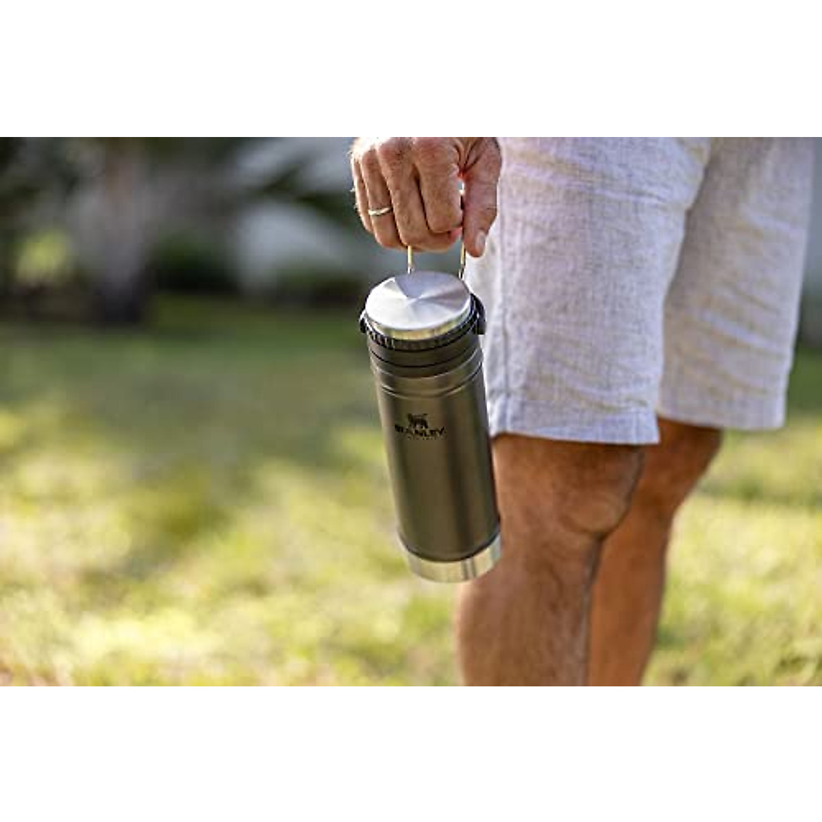 Stanley Classic Travel Mug French Press 16oz Charcoal Glow