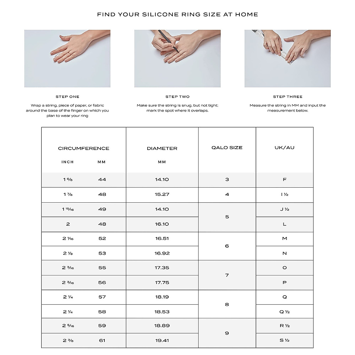 QALO Women's Rubber Silicone Ring, Vine Rubber Wedding Band, Breathable, Durable Engagement Silicone Ring, 5.8mm Wide 1.75mm Thick, Sage, Size 6