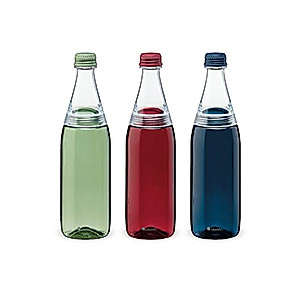 Aladdin Fresco Twist & Go Water Bottle 0.7L Sage Green – Two-Way Leakproof Lid for Easy Filling and Cleaning - Carbonated Beverage Friendly - BPA-Free - Smooth Drinking Spout - Dishwasher Safe