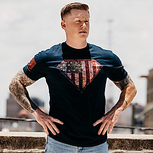 Grunt Style Super Patriot 2.0 Men's T-Shirt (Midnight Navy, XXXX-Large)