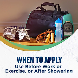 Gold Bond Men's Essentials Talc-Free Body Powder, 10 oz., Refresh 360 Scent, Wetness Protection