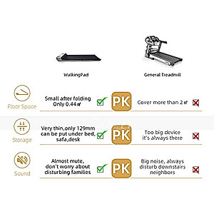 Walking Pad Foldable Aerobic Sport Fitness Equipment Footstep Induction Speed Control Space Walk Machine