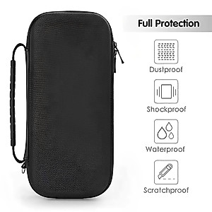 AMSAMOTION Stethoscope Case for 3M Littmann Classic III Lightweight II S.E MDF Acoustica Deluxe Dual Head Cardiology IV Stethoscope Holder Pocket for Nurse Accessories for Work Hard Travel Case Bag