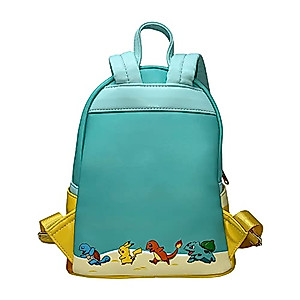 Loungefly Pokemon Original Starters Beach Scene Womens Double Strap Shoulder Bag Purse