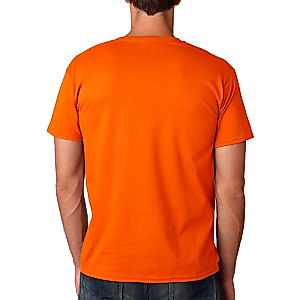 Gildan Men's Softstyle Double-Needle T-Shirt, Small, Heather Red