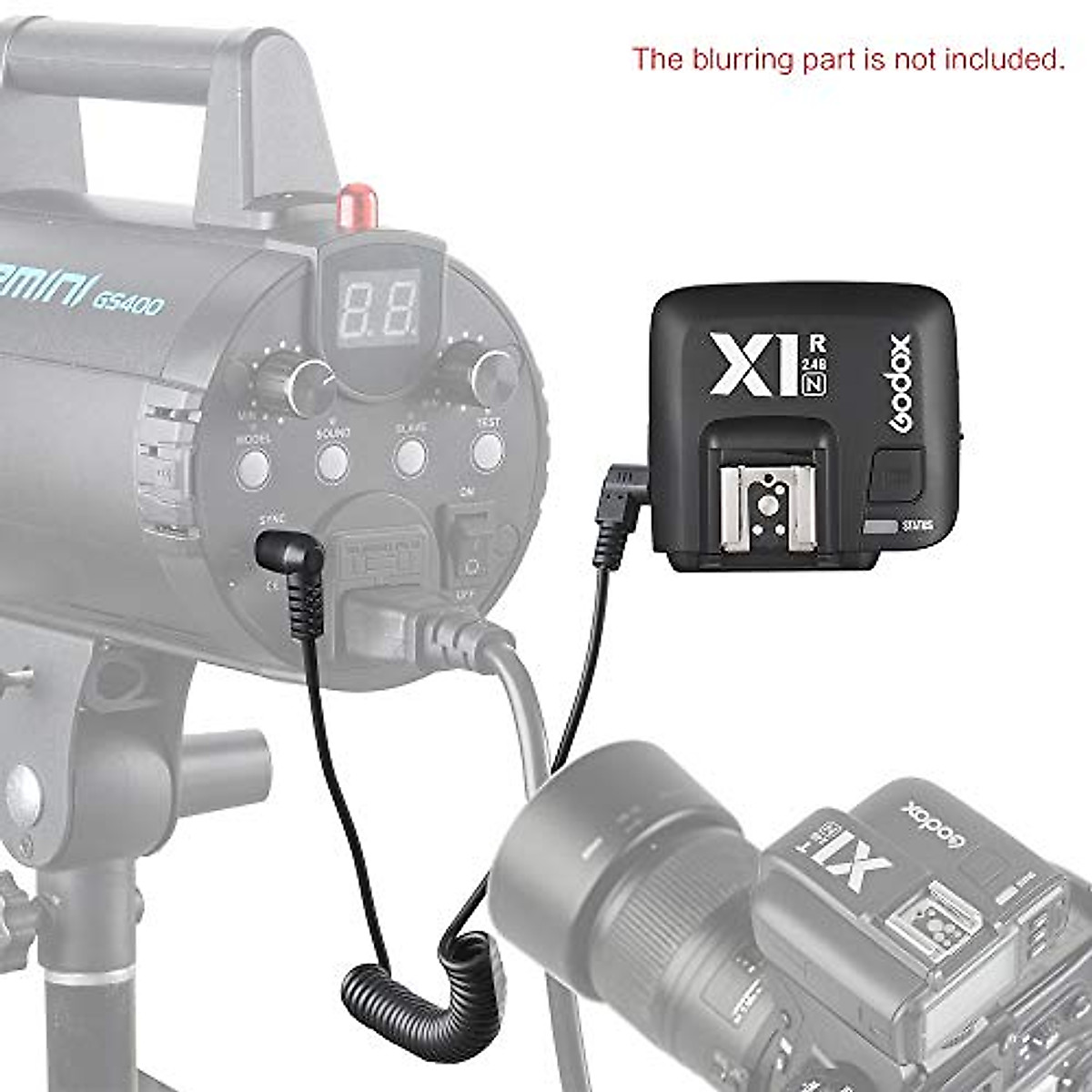 GODOX X1R-N TTL 2.4G Wireless Flash Trigger Receiver for Nikon DSLR Camera for X1N Trigger