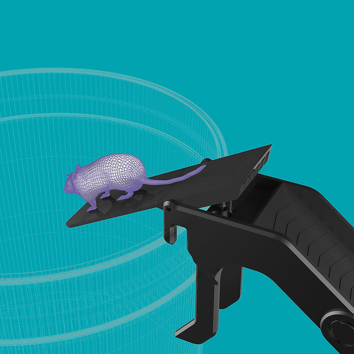 Hoont Walk The Plank Bucket Mouse Trap, Includes 2 Ramps - Commercial Grade Humane Mouse Trap Killer, Mice Exterminator Control - Upgrade