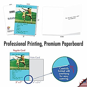 NobleWorks - 10 Funny Birthday Cards Box Set for Men and Women, Assorted Bulk Humor Greeting Cards, Envelopes - A Very Funny Birthday AC5979BDG-B1x10