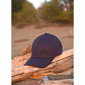 Higher Mountains EMF Protection Hat Cap 5G, 4G, Faraday Clothing (Navy Blue)