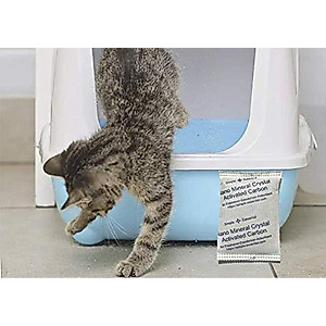 SimpleAndEssential Activated Carbon Deodorizer Bags: Smoke, Moisture and Odors Absorber Remover Eliminator for Home and Pets (24x50g Bags)