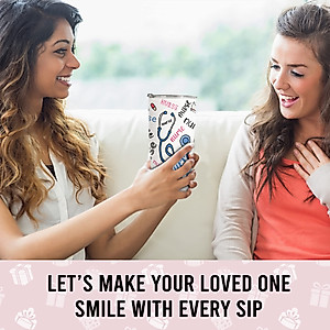 HOMISBES Nurse Gifts for Women - Stainless Steel Nurse Tumbler Cup 20oz - Appreciation Gifts