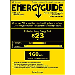 AAOBOSI Wine Fridge, 24 Bottle Wine Cooler 46-66℉ Beverage Wine Refrigerator, Glass Door Free Standing Mini Wine Cellar with Adjustable Shelves and Temperature Memory for Bar, Home, Condo