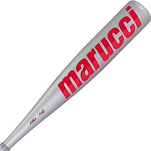 Marucci CAT7 Silver -10 USSSA Junior Big Barrel Baseball Bat, 2 3/4" Barrel, 27"/ 17 oz