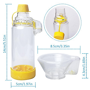 MECBOT Aerosol Chamber for Pets Inhaler Spacer for Cat or Dog, Pet Medication Delivery Chamber for Respiratory Conditions, Vet Recommended