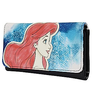 Loungefly Disney Ariel Printed Faux Leather Wallet, Multi, One Size