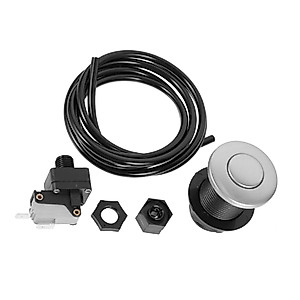 1 Set Pneumatic Switch Garbage Disposal Bathtub Air Disposal Button and Bathtub Button Hose Bathtub Supplies Air for Disposal Bathtub Parts Disposal Air Bathtub Accessories