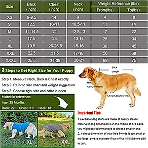 Dog Shirts Cotton Striped T-Shirts, Breathable Basic Vest for Puppy and Cat, Super Soft Stretchable Doggy Tee Tank Top Sleeveless, Fashion & Cute Color for Boys and Girls (L, Black+Red)