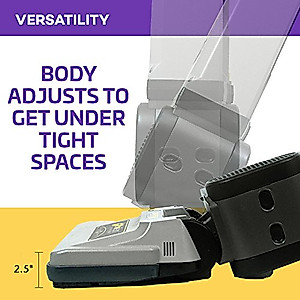 ProForce 1200XP Commercial Vacuum Cleaner Heavy Duty 12 Inch Dual Motor Bagged ProLevel Filtration & HEPA Media - For Industrial Hospitality Residences Hotels Office Buildings Retail Spaces CRI Silver