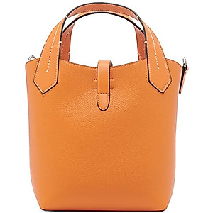Calvin Klein Remy Rocky Road Novelty Crossbody, Flame Orange