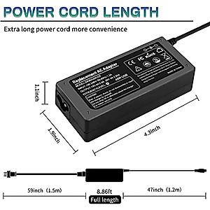 Chromebook Charger 45W Fast USB C Laptop Charger for HP Spectre Lenovo Yoga Thinkpad Acer Dell Latitude Asus Samsung Google Pixel Huawei Matebook Computer Replacement Fits Any Type C Tablets & Phones