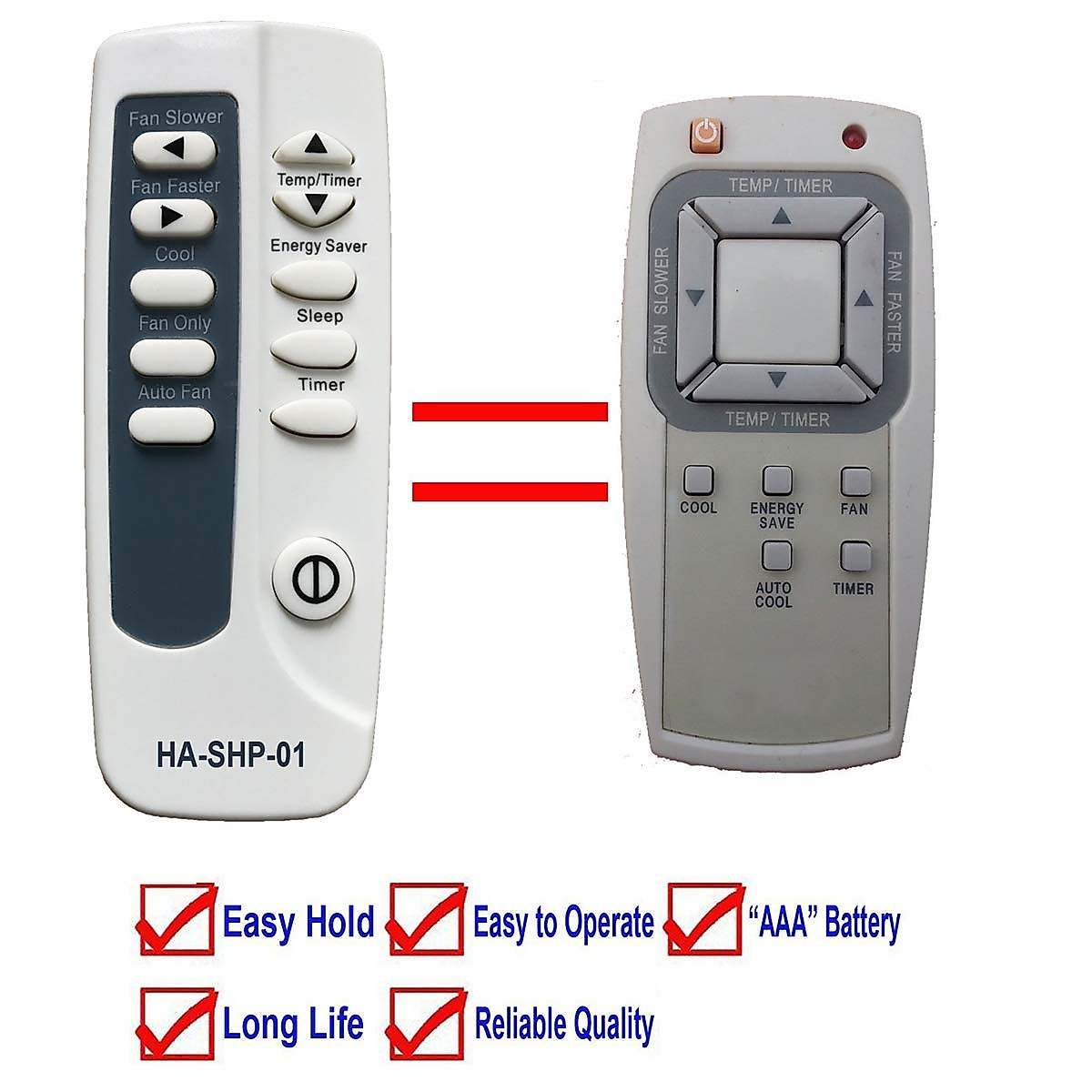 Replacment for Sharp Air Conditioner Remote Control 9JM203355091093 for AF-Q100PX AF-Q120PX AF-Q60PX AF-Q80PX AF-S100PX AF-S100RX AF-S120PX AF-S120RX AF-S125PX AF-S125RX AF-S60PX AF-S60RX AF-S80PX