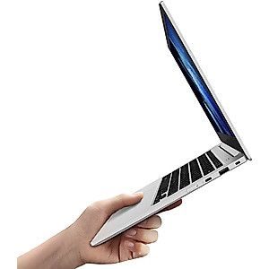 SAMSUNG Galaxy Book 14 Plus Slim Pro Laptop Qualcomm 8-Core up to 2.55Ghz 128GB SSD 4GB 14in Full HD BT Webcam WiFi 5 Windows 11 (Renewed), Silver