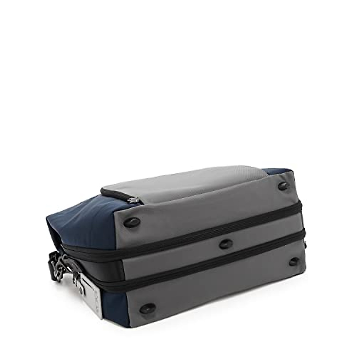 TUMI - Alpha Double Expansion Satchel - Navy/Grey