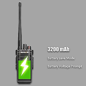 Retevis RT29 Walkie Talkies for Adults Long Range, Heavy Duty Two Way Radios with 3200mAh Rechargeable,Emergency Alarm 2 Way Radios with Charging Station(6 Pack)