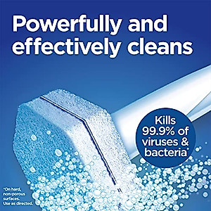 Clorox ToiletWand Disposable Toilet Cleaning Kit, Toilet Brush, Toilet and Bathroom Cleaning System with Storage Caddy and 16 Disinfecting ToiletWand Refill Heads (Package May Vary)