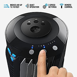 Vornado 173 Whole Room Tower Air Circulator, 37", Black - FA1-0039-06