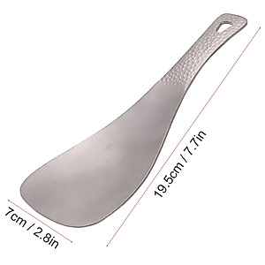 Rice Paddle, Titanium Rice Scooper Spoon Rice Spoon Rice Paddle Rice Cooker Spatula Serving Spatula Ladle Cooking Utensil for Restaurant and Home
