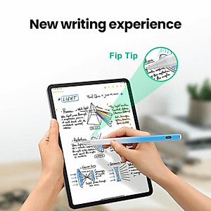 Stylus Pen for Apple iPad 13/12.9/11-inch, iPad Air M2 2024 for 13/11-inch, iPad Pro Pencil 3/4/5/6th Generation, iPad 10th-6th Gen, Compatible (2018-2024) with Fast Charging & Palm Rejection