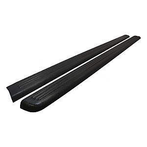 Westin 72-01151 Molded Truck Bed Rail Caps Ribbed with Stake Holes fits 1999-2007 Silverado Sierra 1500 2500 (2007 Classic only)(6'6" bed) Textured Black 1 Pair