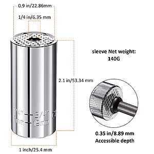 22 Flexible Drill Extension Hex Shank Drill Bit Kit Rotatable Joint Socket 1/4 3/8 1/2 Inch Hex Socket Adapter Socket Bendable Drill Bit Extension Screwdriver 105 Degree Angle Drill Bit Extension