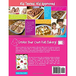 Cookbook for Easy Bake Oven: Easy Peasy Lemon Squeezy Top Voted Favorite Recipes in Full Color with Fun Kids Bakery Sign Cutouts on Back Pages