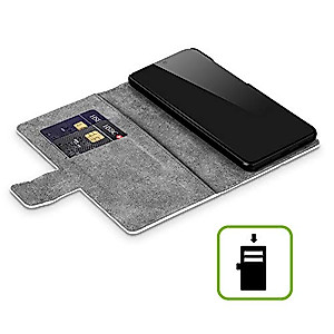 Head Case Designs Officially Licensed Nature Magick Letter L Floral Monogram Gold Navy Leather Book Wallet Case Cover Compatible with Samsung Galaxy S10+ / S10 Plus