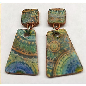 Rounded Possibilities Graduated Collar Jewelry Sized Set of 6 Polymer Clay Cutters and Mixed Media