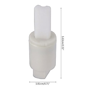 MEELYHOMEZQA Upgraded Bidet Toilet Seat Bumpers Toilet Seat Buffe Toilet Lid Bumpers Close Hinges Lid Reducers Connectors, 5.63x1.81cm, Counterclockwise Style