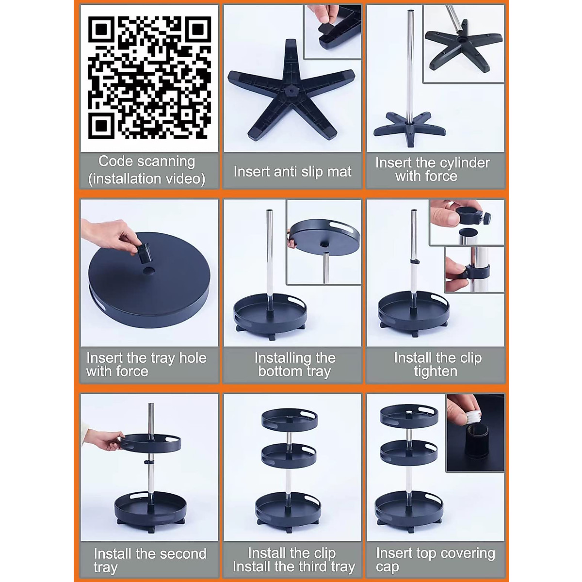 BULTIWEUD 2 Tier Lazy Susan Turntable Spice Rack Organizer Food Storage Container for Kitchen Cabinet, Spinning Organizer for Spices,Condiments,Green