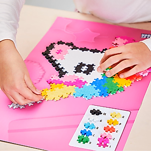 Plus Plus - Puzzle By Number - 250 Piece Unicorn - Construction Building Stem / Steam Toy, Interlocking Mini Puzzle Blocks for Kids