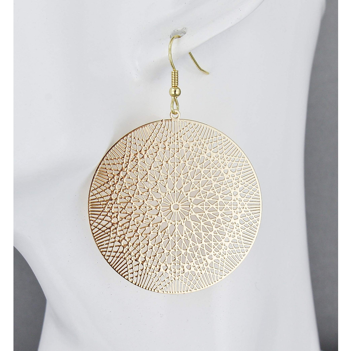 BURIUS Brass Earrings for Women Earrings - Jewelry Earrings for Women Trendy Hanging Brass Earrings