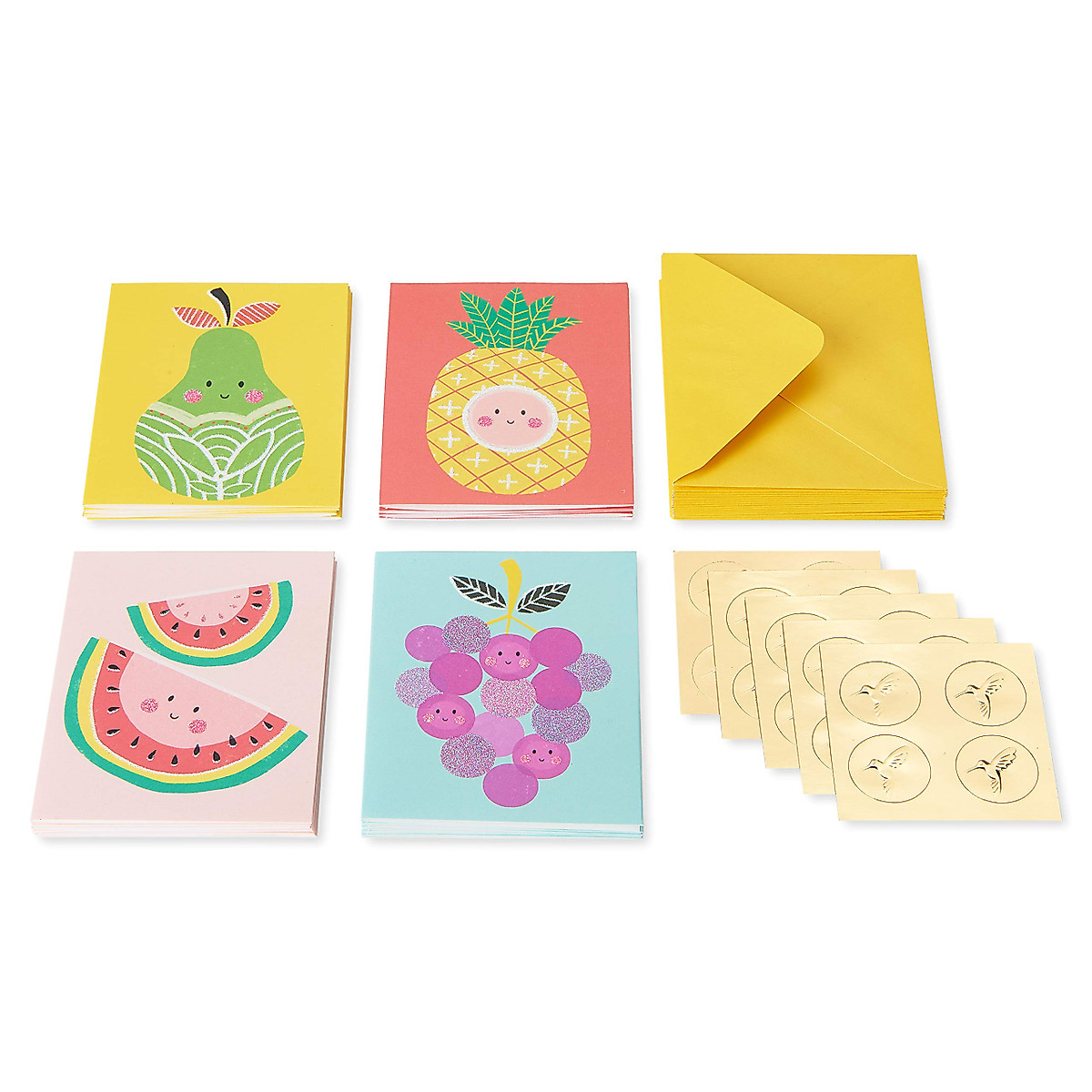 Papyrus Blank Cards with Envelopes, Fruit (20-Count)
