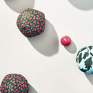 Manhattan Toy Indoor Outdoor 8-Piece Bocce Playset for Kids with Soft Memory Foam Fabric Covered Balls