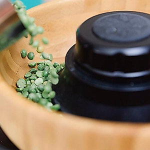 NutriMill Harvest Stone Grain Mill, 450 Watt - Black