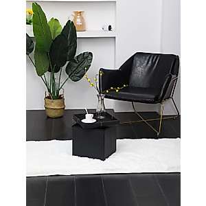 RUNJIN Foldable Storage Ottoman Footrest,Linen Storage Square Cube Foot Rest Stool with Memory Foam Lid,Toy Box,Coffee Table Chest,Trunk Seat Stool,11.8"x11.8"x11.8",Grey,Pack of 2