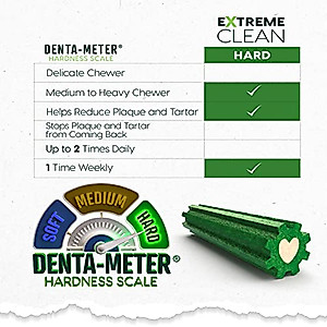 Ark Naturals Extreme Clean Brushless Toothpaste – Large Breeds, 18oz Bag – Long-Lasting Dog Dental Chew with Toothpaste Center – Freshen Breath, Reduce Plaque & Tartar with Dental Chews for Dogs